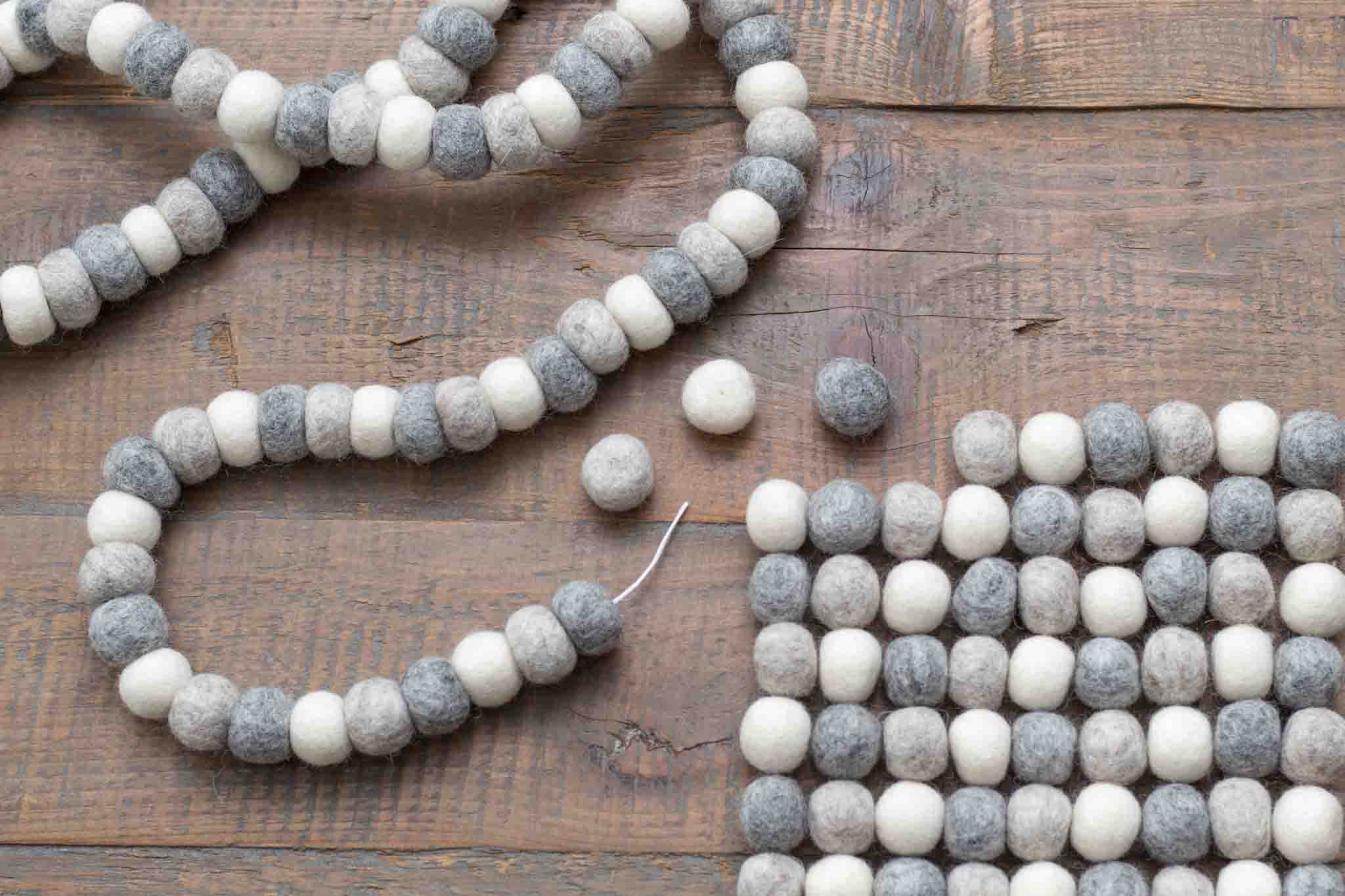 DIY Wool Felt Ball Trivets