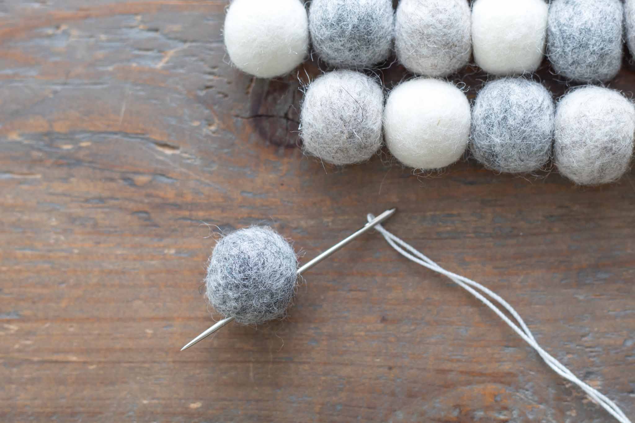 DIY Wool Felt Ball Trivets
